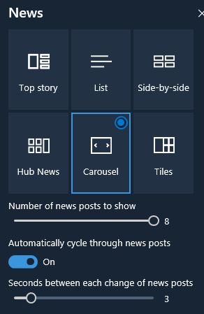 News Carousel Does Not Rotate | Microsoft Community Hub